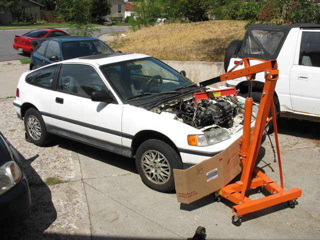 CRXHX - D16Y5 swap, full OBD2 conversion | Honda CRX Forum